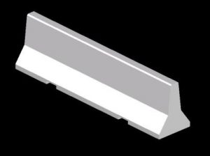 Separation Barrier For Roads 3D DWG Model for AutoCAD • Designs CAD