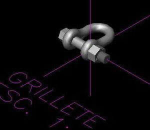 Shackle 3D DWG Model for AutoCAD • Designs CAD