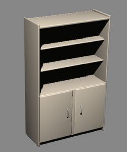 Storage Cabinet 3D DWG Model for AutoCAD • Designs CAD