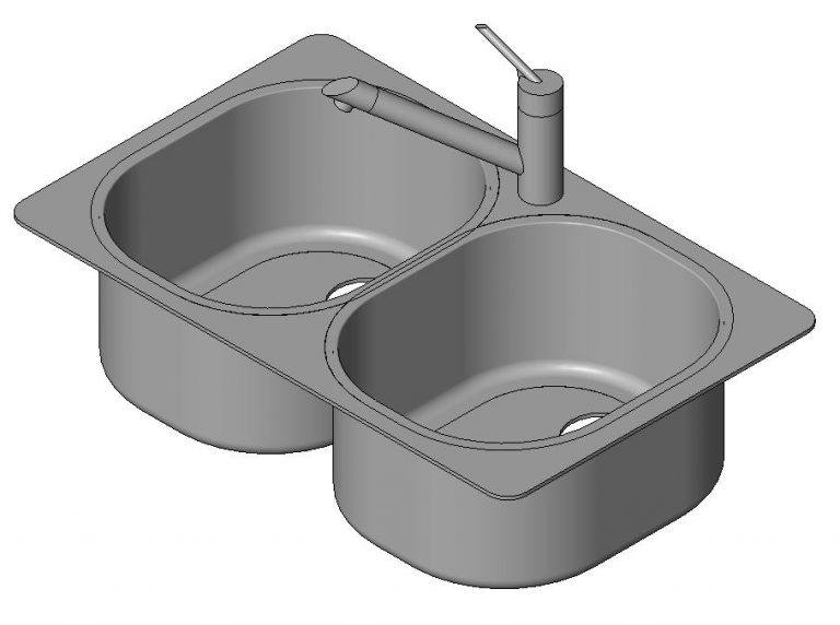 Sink 3D RFA Model • Designs CAD