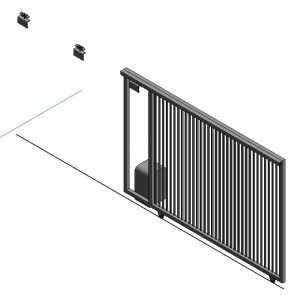 Sliding Door 3D RFA Model • Designs CAD
