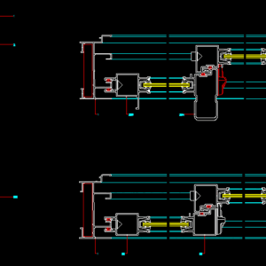 Sliding Door Details DWG Detail for AutoCAD | Designs CAD
