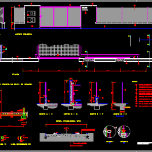 Sliding Gate 4m With Constructive Details DWG Detail for AutoCAD ...