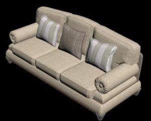 Sofa 3D 3DS Model for 3D Studio Max • Designs CAD