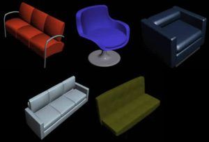 Sofas 3D 3DS Model for 3D Studio Max • Designs CAD
