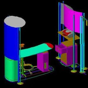 Office Workstation 3D DWG Model for AutoCAD • Designs CAD