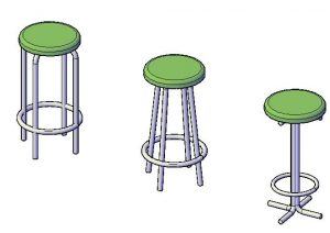 Stools DWG Block for AutoCAD • Designs CAD
