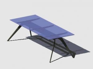 Table 3D DWG Model for AutoCAD • Designs CAD