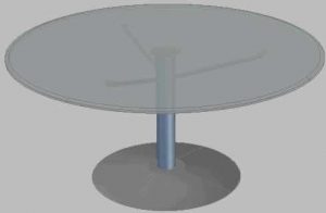 Table 3D DWG Model for AutoCAD • Designs CAD