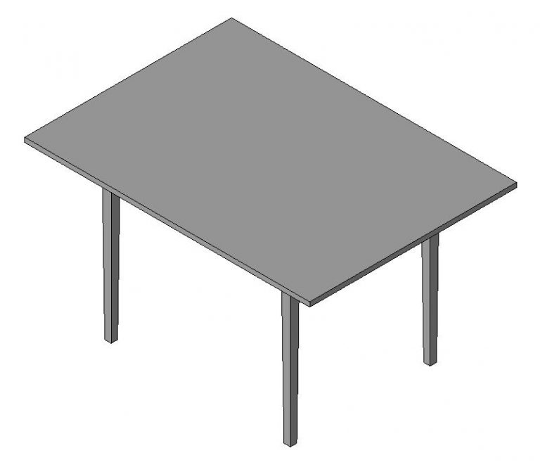 Table 3D RFA Model • Designs CAD