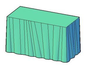Tablecloth 3D DWG Model for AutoCAD • Designs CAD