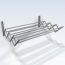 Retractable Clothes Dryer Rack 3D DWG Model for AutoCAD • Designs CAD