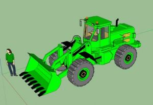 Tractor 3D SKP Model for SketchUp • Designs CAD