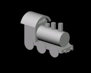 Train 3D DWG Model for AutoCAD • Designs CAD