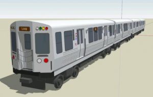 Train - Chicago Cta 3D SKP Model for SketchUp • Designs CAD