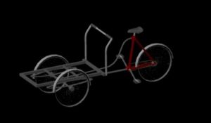 Trike Front Loader DWG Block for AutoCAD • Designs CAD