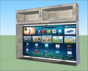 Tv Cabinet 3D SKP Model for SketchUp • Designs CAD