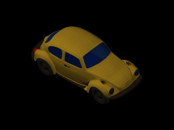 Vw Beetle 3D DWG Model for AutoCAD • Designs CAD