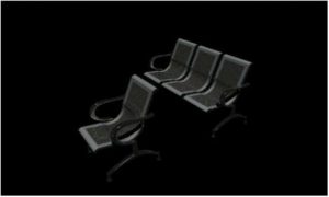Waiting Chair DWG Block for AutoCAD | DesignsCAD