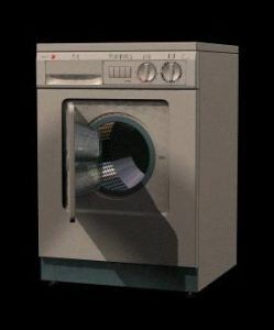 Washing Machine 3D MAX Model for 3D Studio Max • Designs CAD