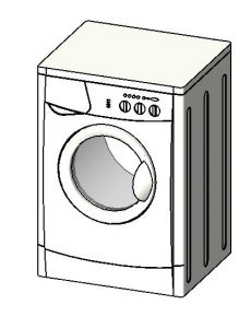 Washing Machine 3D DWG Model for AutoCAD • Designs CAD