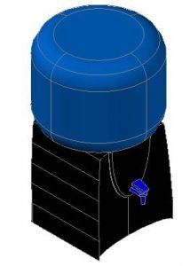 Water Dispenser DWG Block for AutoCAD • Designs CAD