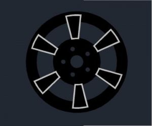 Wheel 3D DWG Model for AutoCAD • Designs CAD