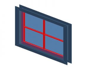 Window 3D DWG Model for AutoCAD • Designs CAD