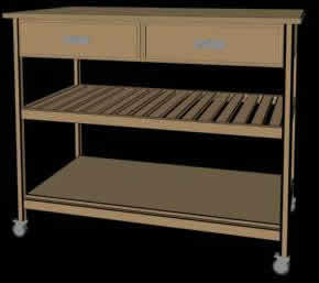 Wooden Table 3D 3DS Model for 3D Studio Max • Designs CAD