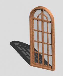 Wooden Window 3D DWG Model for AutoCAD • Designs CAD