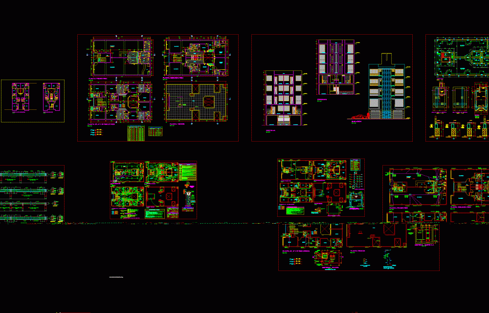 1000 X 1600 Multifamily Housing DWG Detail for AutoCAD • Designs CAD
