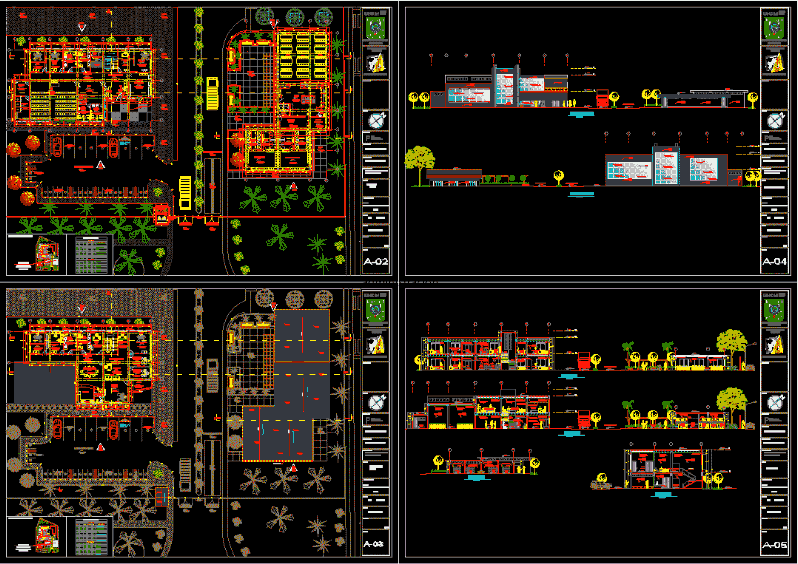 Administrative Offices, Dairy Products Factory DWG Section for AutoCAD ...