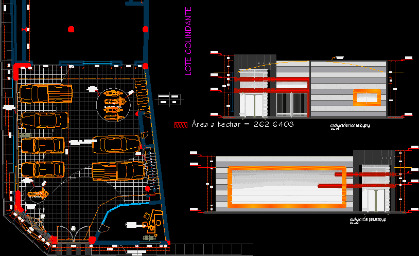 Automobile Store, Modern Construction, Huanuco, Peru DWG Block for ...