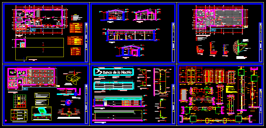 Bank Branch Office, Huaca, Paita, Peru DWG Block for AutoCAD • Designs CAD