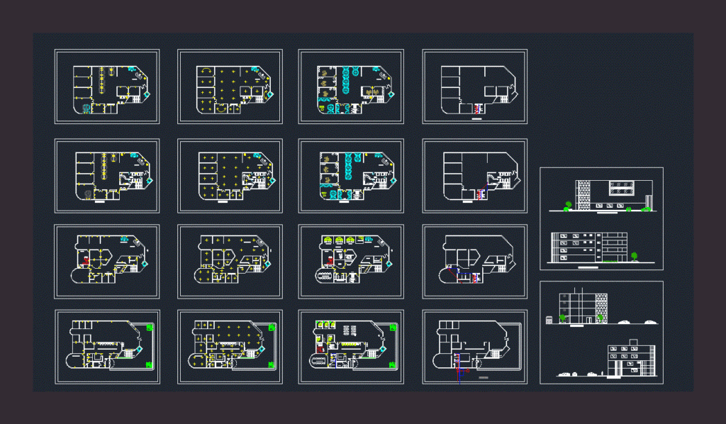 Bank DWG Plan for AutoCAD • Designs CAD