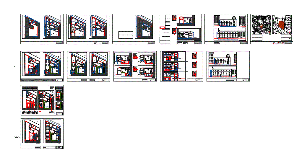 Basic Project Extension And Renovation DWG Full Project for AutoCAD ...