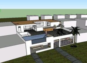 Beach House 3D SKP Model for SketchUp • Designs CAD