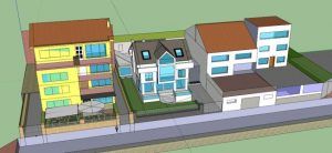 Beach Houses 3D SKP Model for SketchUp • Designs CAD
