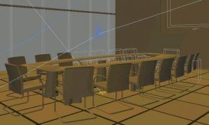 Boardroom 3D MAX Model for 3D Studio Max • Designs CAD