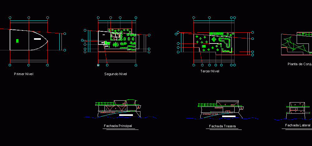 Boat Restaurant DWG Plan for AutoCAD • Designs CAD