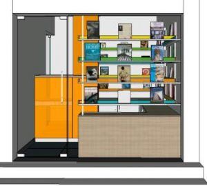 Bookstore 3D SKP Model for SketchUp • Designs CAD