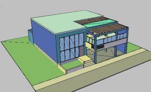 Breach House 3D DWG Model for AutoCAD • Designs CAD