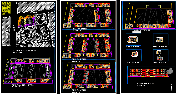 Building 2 Square Brazil DWG Full Project for AutoCAD • Designs CAD
