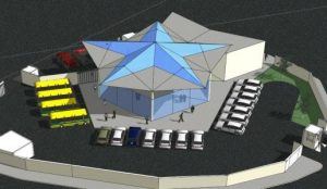 Bus Station 3D SKP Model for SketchUp • Designs CAD