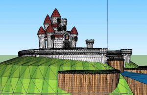 Castillo 3D SKP Model for SketchUp • Designs CAD