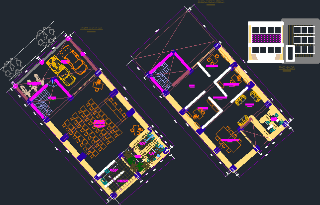 Clubhouse Municipal Workers Union DWG Block for AutoCAD • Designs CAD