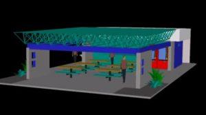 Coffee Bar - Dining-Room 3D DWG Model for AutoCAD • Designs CAD