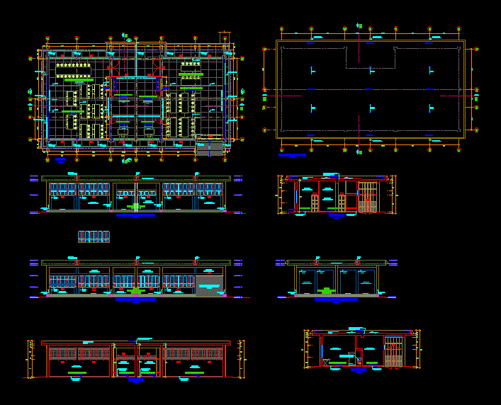 College Educational Workshops DWG Section for AutoCAD • Designs CAD