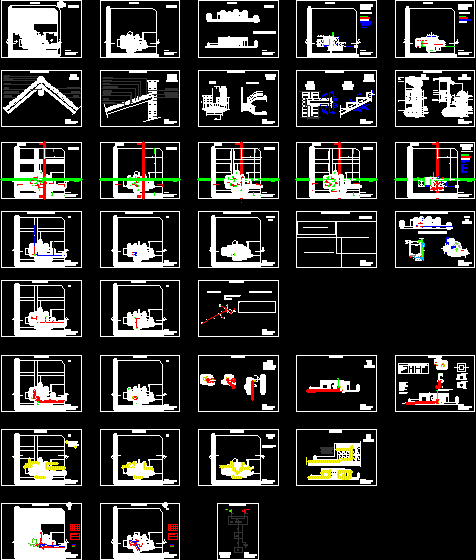 Complete Plans Of A Housing DWG Plan for AutoCAD • Designs CAD