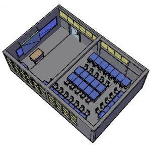 Computer Lab DWG Block for AutoCAD • Designs CAD